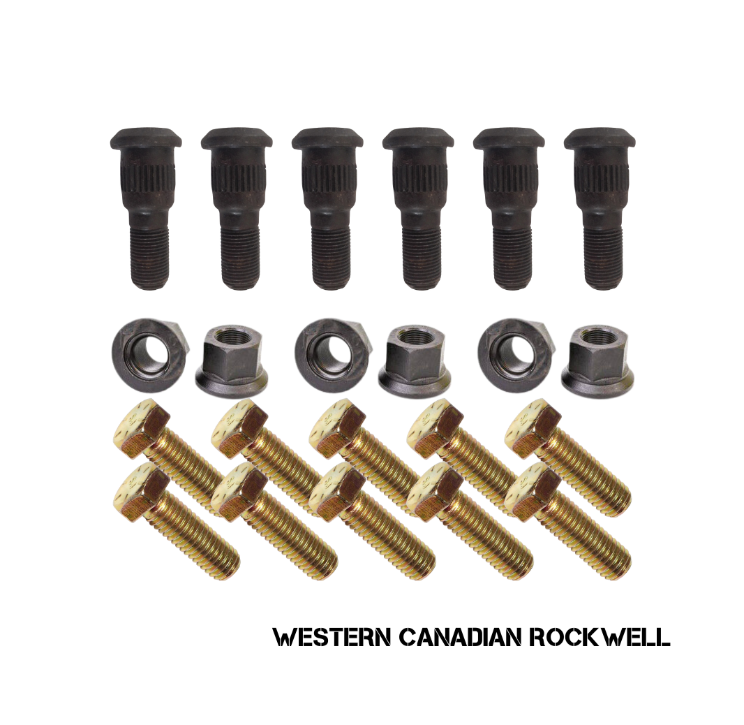 ADAPTER PLATE HARDWARE KIT, 5 TON WHEEL TO 2.5 TON AXLE – WESTERN ...
