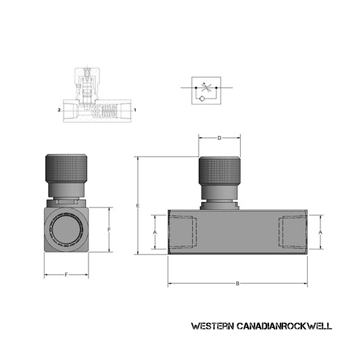 FLOW CONTROL VALVES – WESTERN CANADIAN ROCKWELL INC
