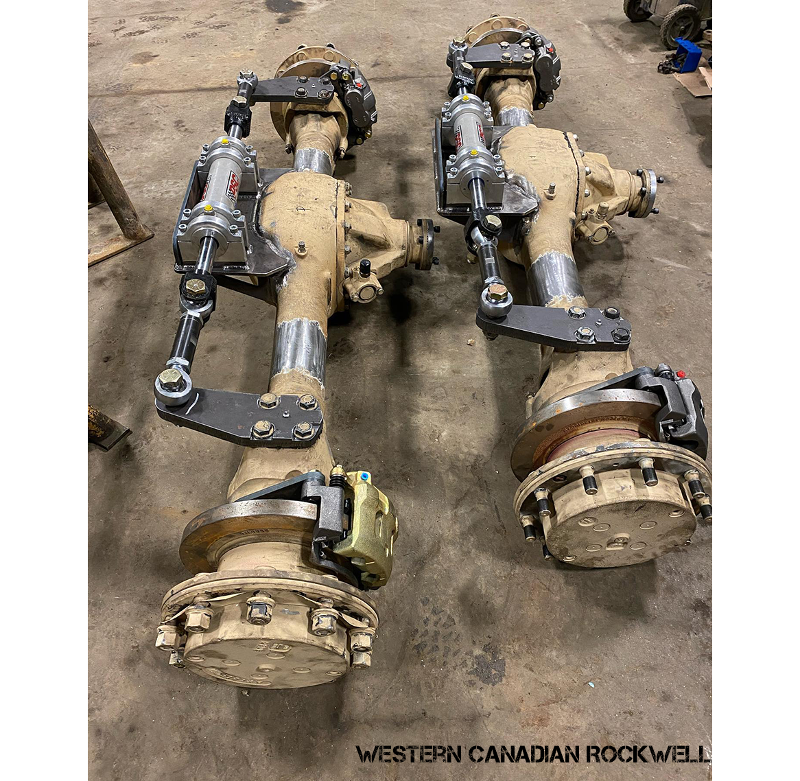 HIGH STEER RAM MOUNT, AXLETECH – WESTERN CANADIAN ROCKWELL INC